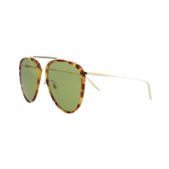 Gucci | Accessories | Gucci Tortoise Green Lens Frame Sunglasses | Poshmark